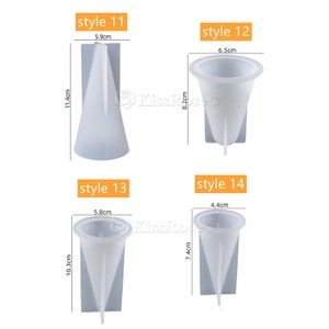 Sharp Cone Resin Mold-cone Ring Holder Mold-shiny Cone Silicone Mold ...