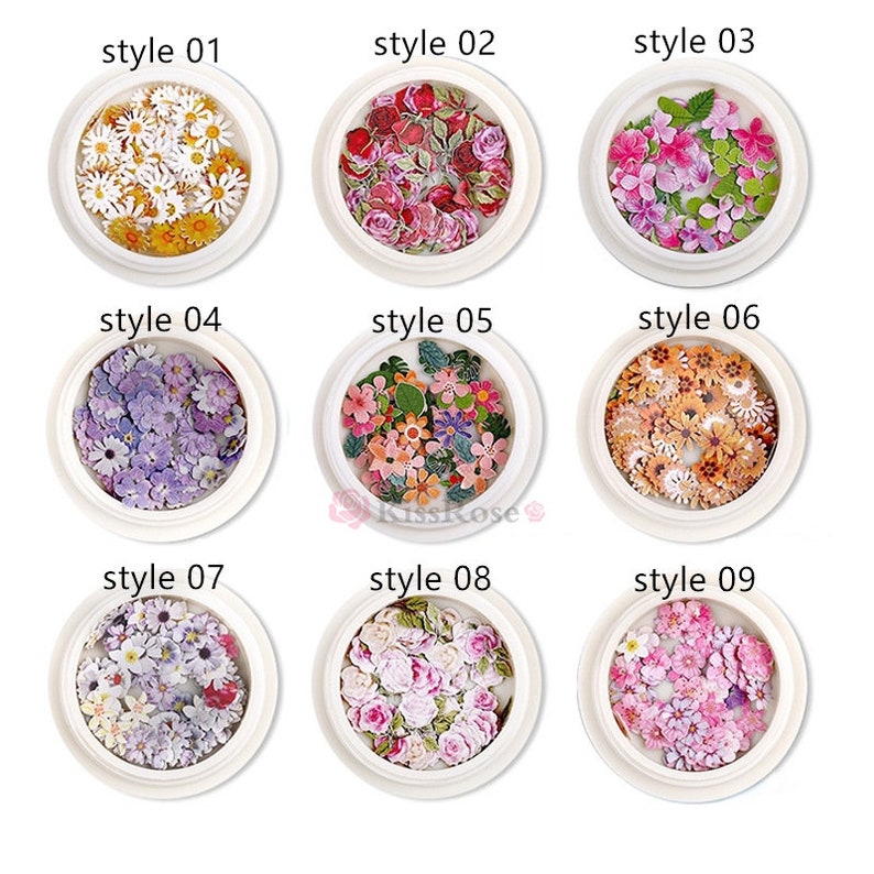 Mixed Beautiful Wood Pulp Flowers for Resin Craft-flowers as | Etsy