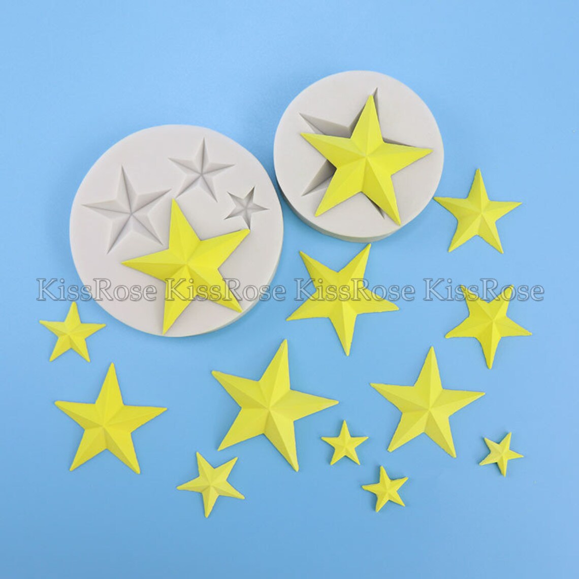 Lovely Star Silicone Mold Kawaii Resin Molds Star Chocolate - Etsy