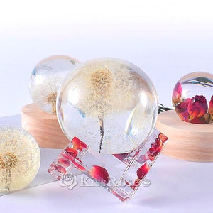 Silicone Sphere Mold-5 Sizes Sphere Resin Molds-round Ball Mold-ball ...