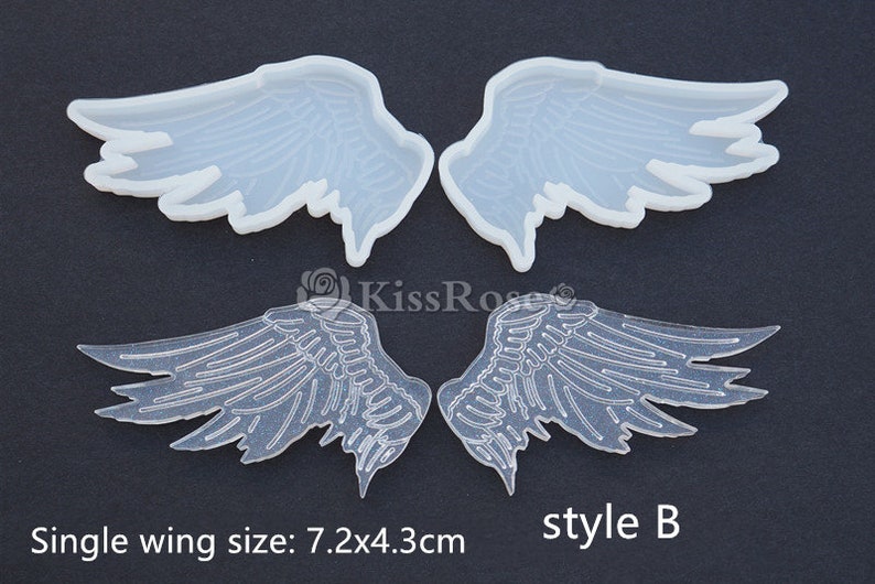 Angel Wings Silicone Mold for Resin Craft-demon Wings Resin Mold ...