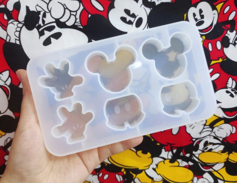 Mickey Mouse Inspired Silicone Mold Disney UV Resin and - Etsy