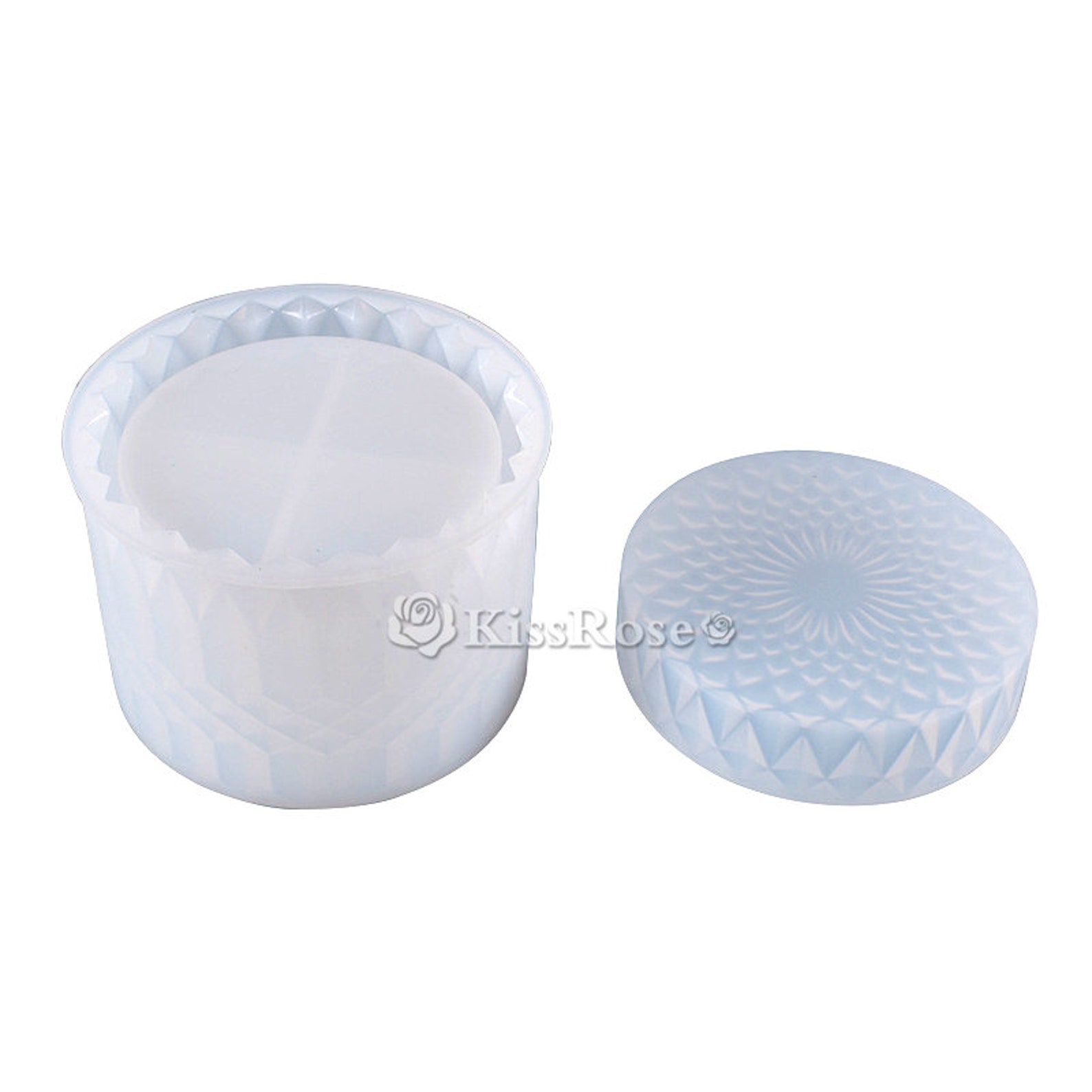 Crystal Box Silicone Mold-storage Box Resin Mold-storage Jar Mold ...