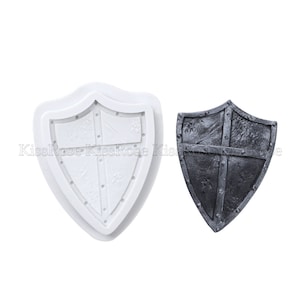Retro Shield Silicone Mold-silicone Fondant Mold for Cake Making-resin ...