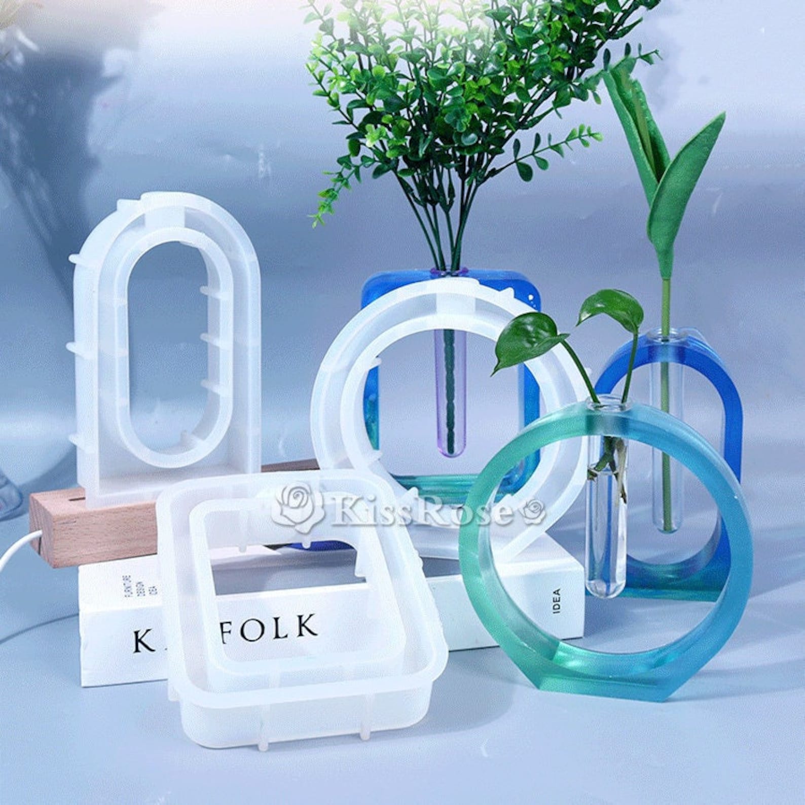 Creative Test Tube Silicone Vase Mold-rectangular Arch Vase | Etsy