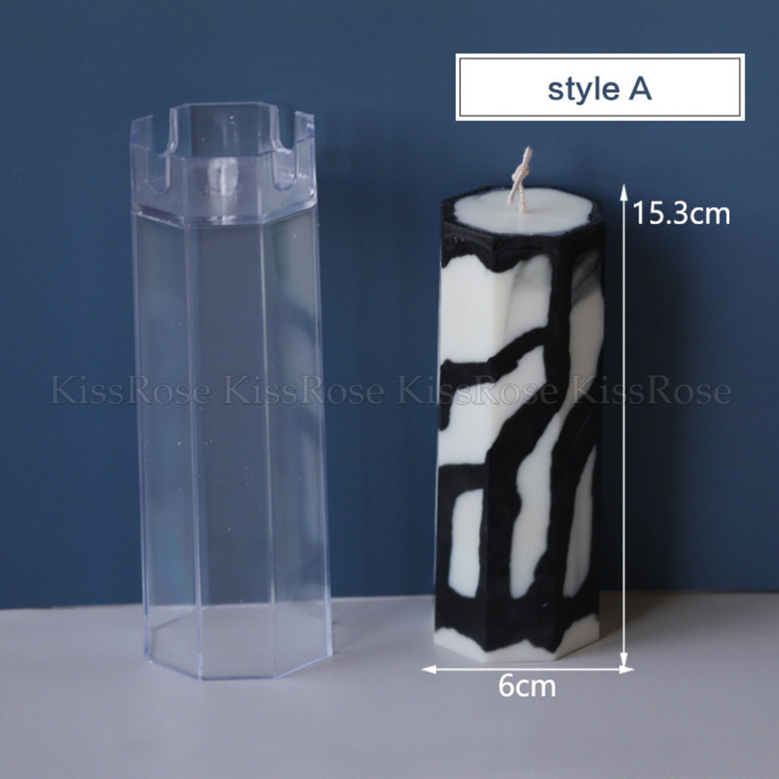 Octagon Cylinder Candle Mold-acrylic Molds for Candle - Etsy