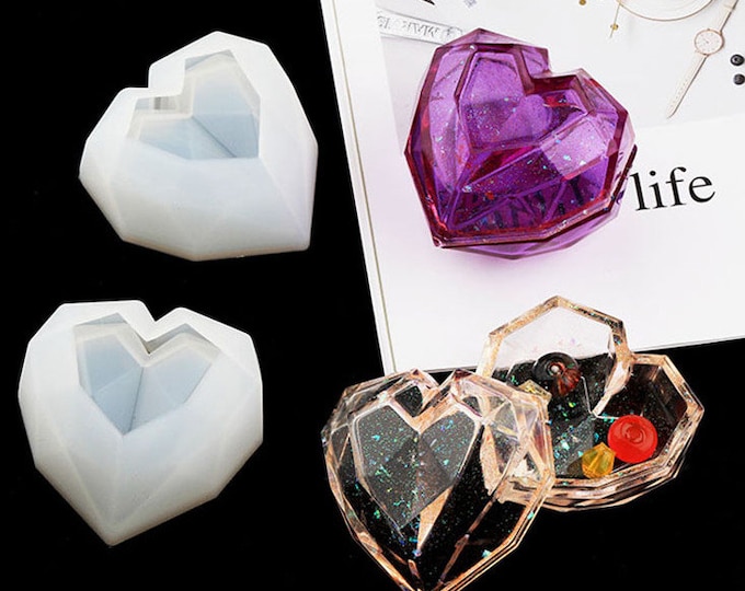 Crown Storage Box Silicone Mold Royal Crown Box Resin Molds | Etsy