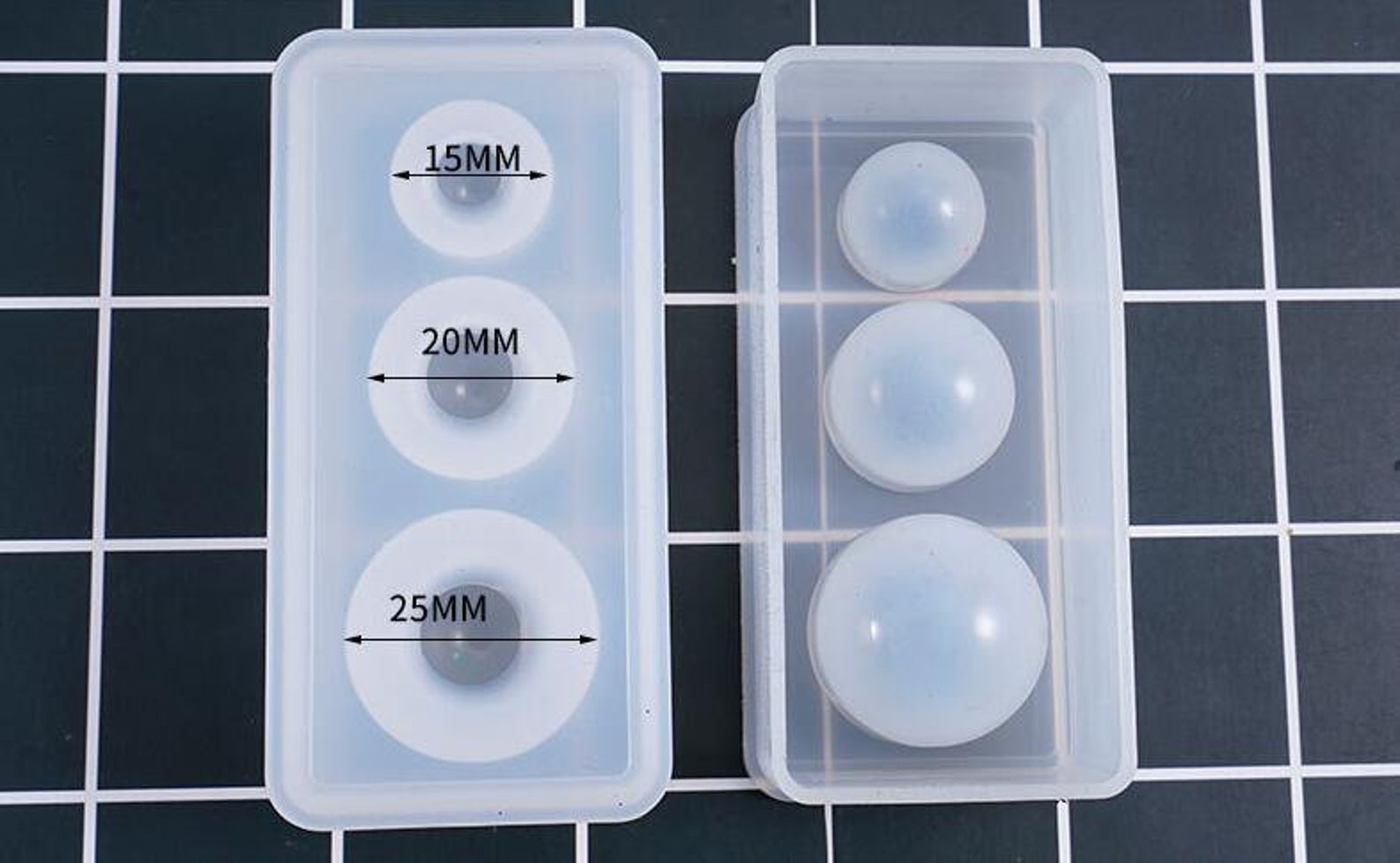 15mm20mm25mm Transparent Silicone Mold Clear Resin Mould - Etsy