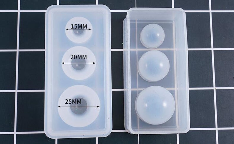 15mm20mm25mm Transparent Silicone Mold Clear Resin Mould - Etsy