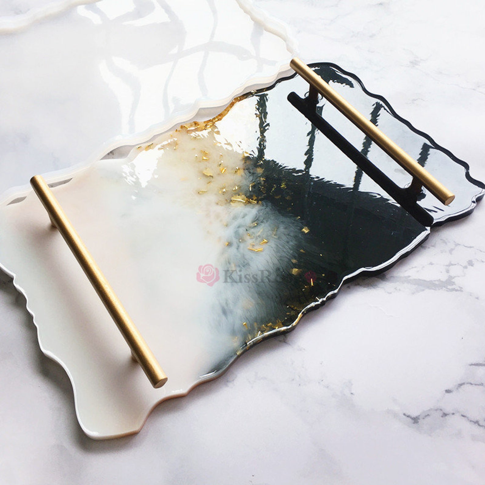 7 Styles Silicone Coaster Mold-rectangle Fruit Tray Resin Molds-resin ...