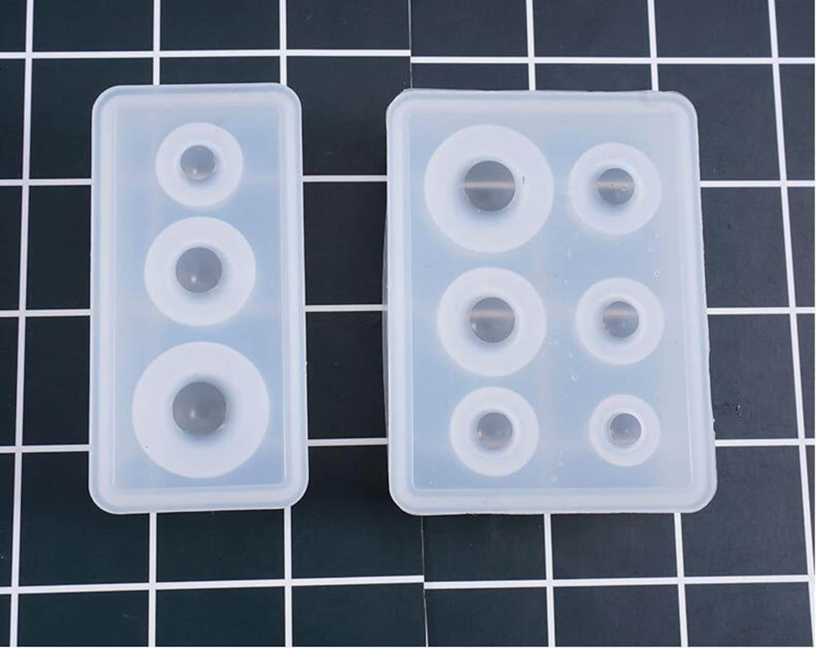 15mm,20mm,25mm Transparent Silicone Mold, Clear Resin Mould, Sphere ...