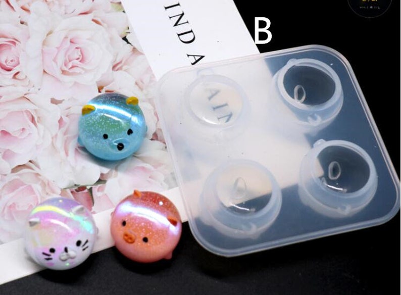 3D Chick Resin Silicone Mold Pendant Mold/cute Bear Key | Etsy