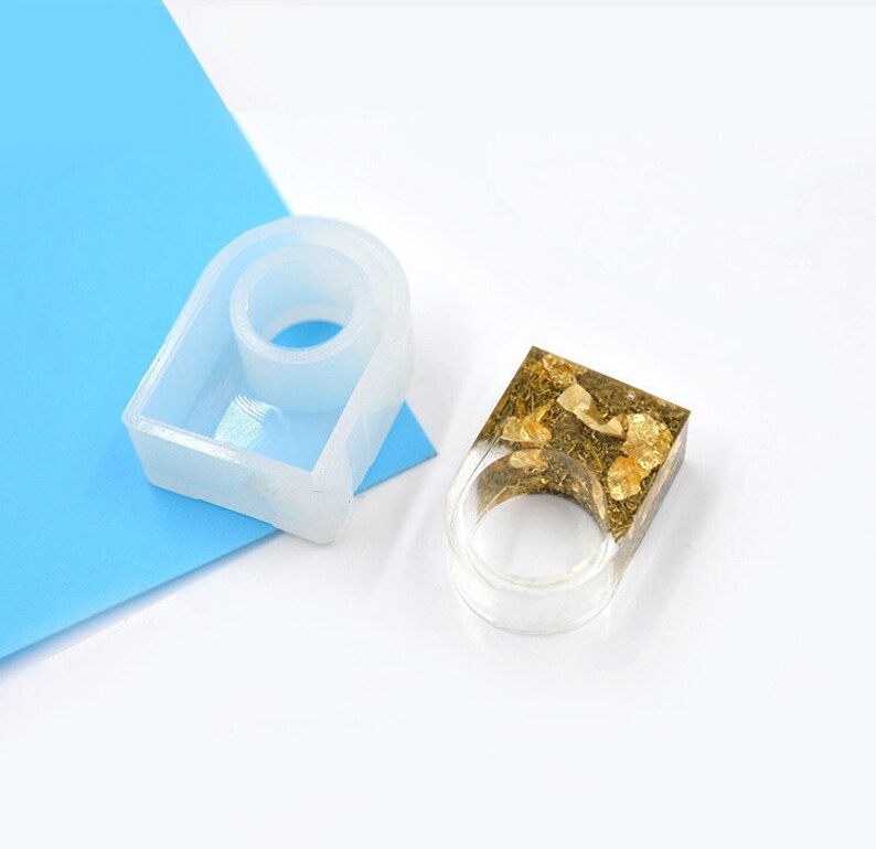 Flat Silicone Ring Mold Ring Diy Making Resin Molds Resin - Etsy
