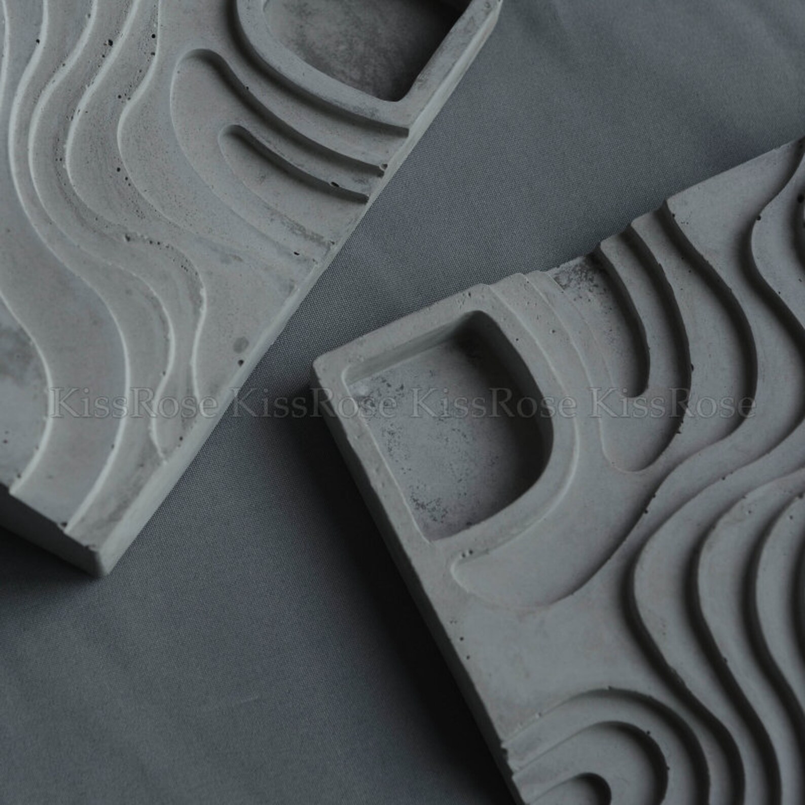 Square Terrace Flowerpot Mold-concrete Silicone Mold for - Etsy