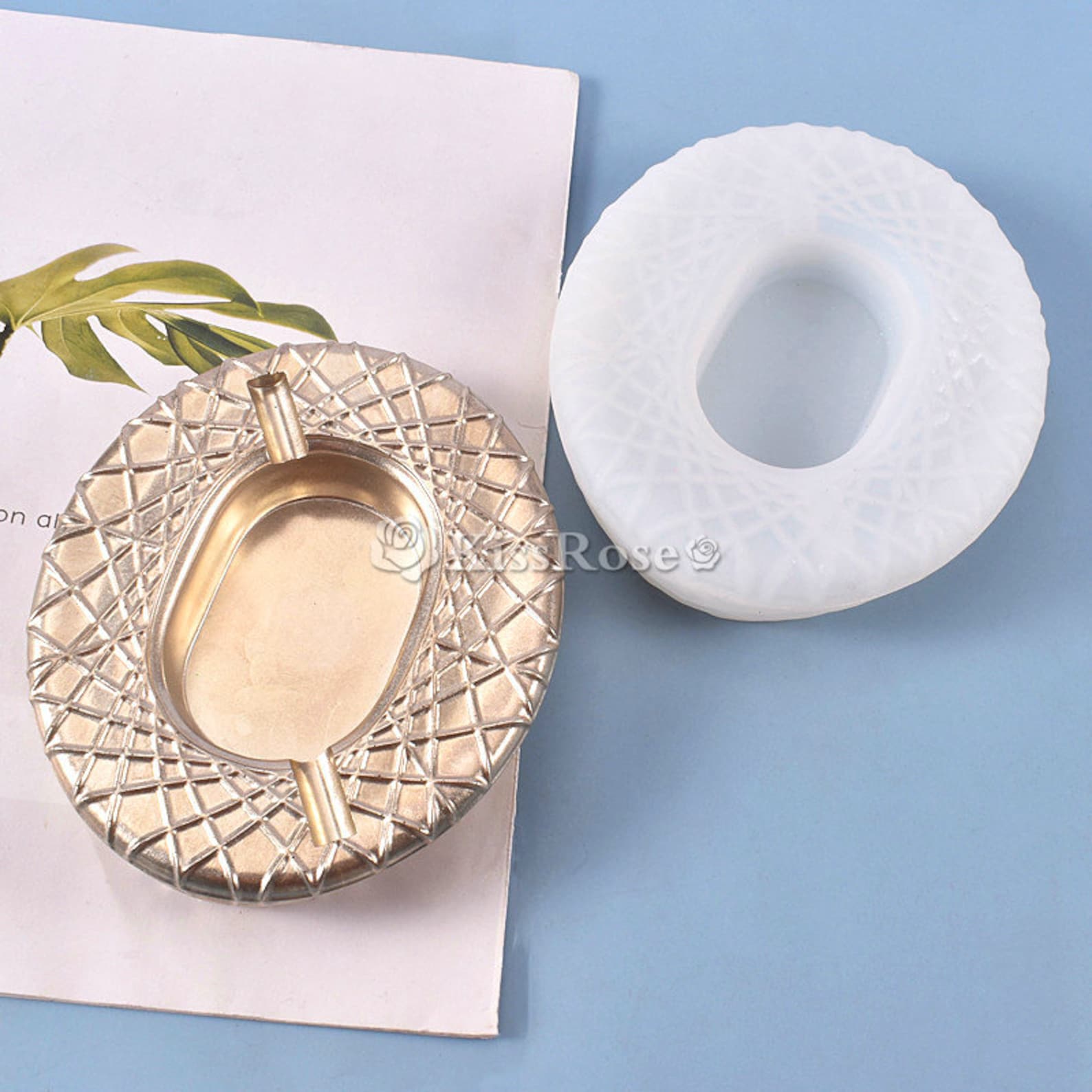 Bird's Nest Silicone Ashtray Mold-broken Wall Ashtray Resin Mold ...