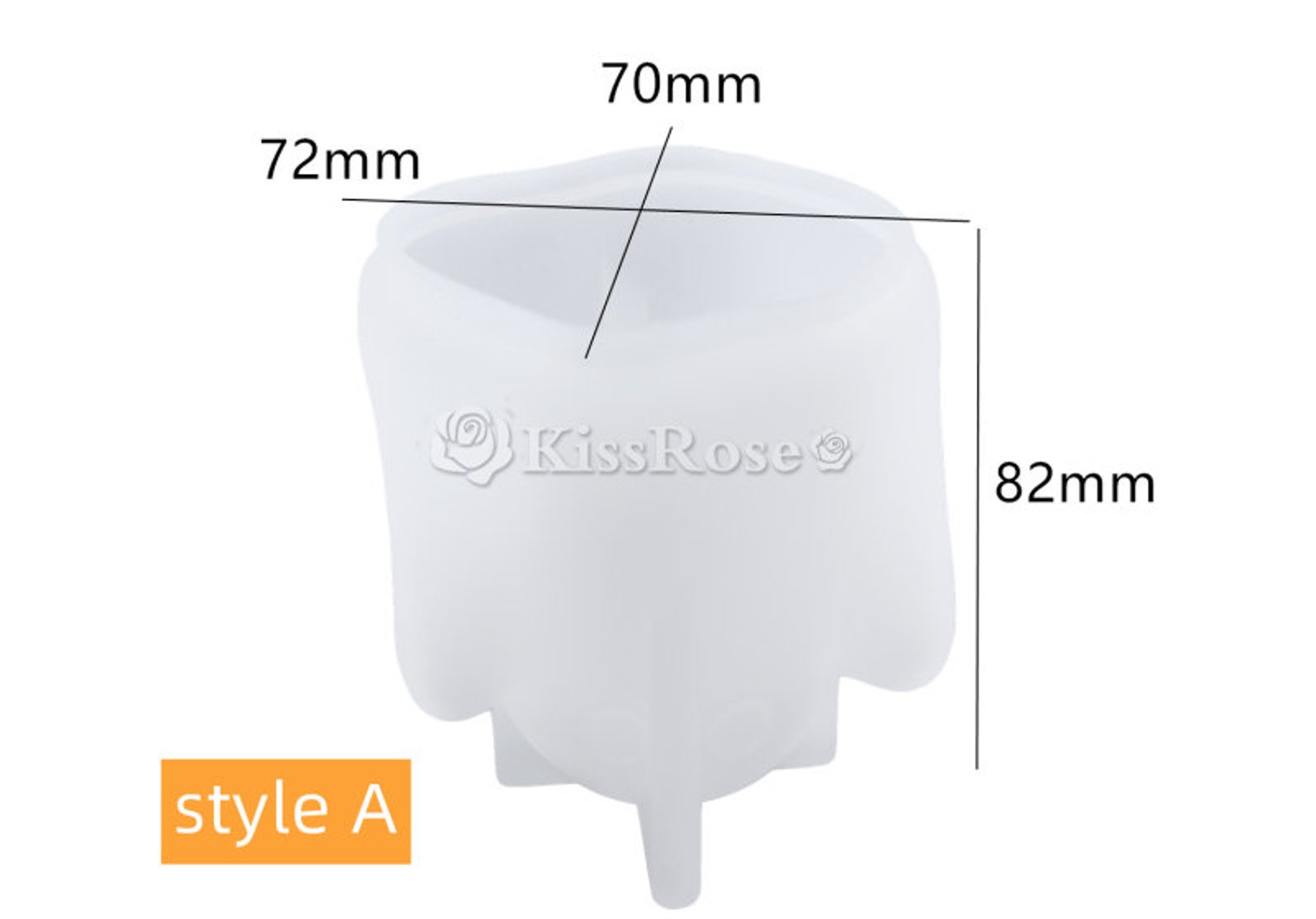 3D Ghost Resin Mold-silicone Specter Mold-cute Ghost Candle Mold-ghost ...