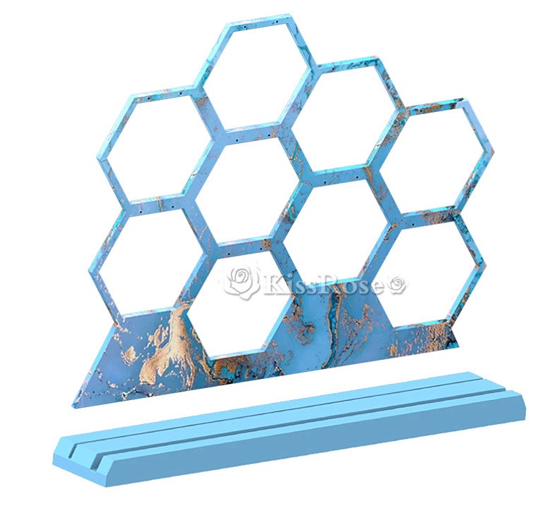 Honeycomb Jewelry Stand Silicone Mold-necklace Bracket Resin | Etsy