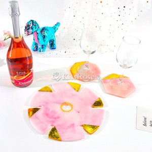 Round Silicone Wine Rack Mold-irregular Wine Glass Rack Resin Molds ...