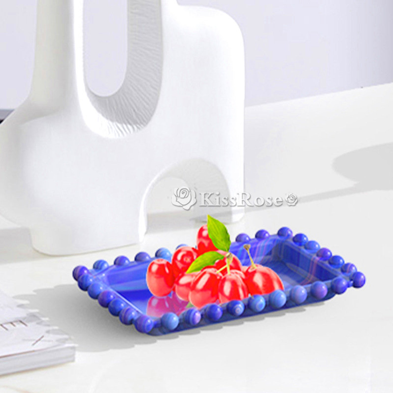 Bead Edge Tray Silicone Mold-creative Fruit Tray Mold-jewelry - Etsy
