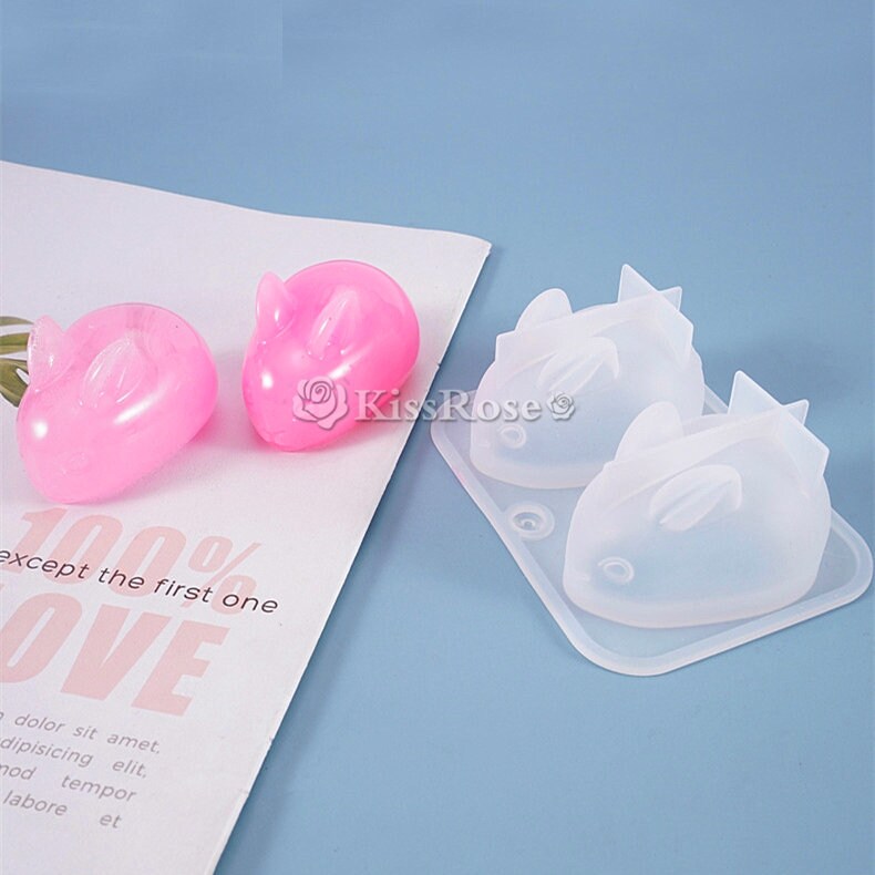 Cute Rabbit Resin Molds-3d Bunny Silicone Mold-bunny Cake | Etsy