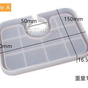 Dinner Plate Resin Mold-dinner Tray Silicone Mold-dinner Plate Mold ...