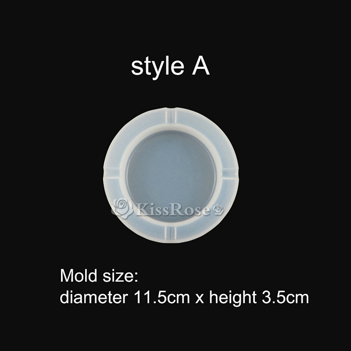 2 Styles Ashtray Resin Mold-square Silicone Ashtray Mold-round - Etsy