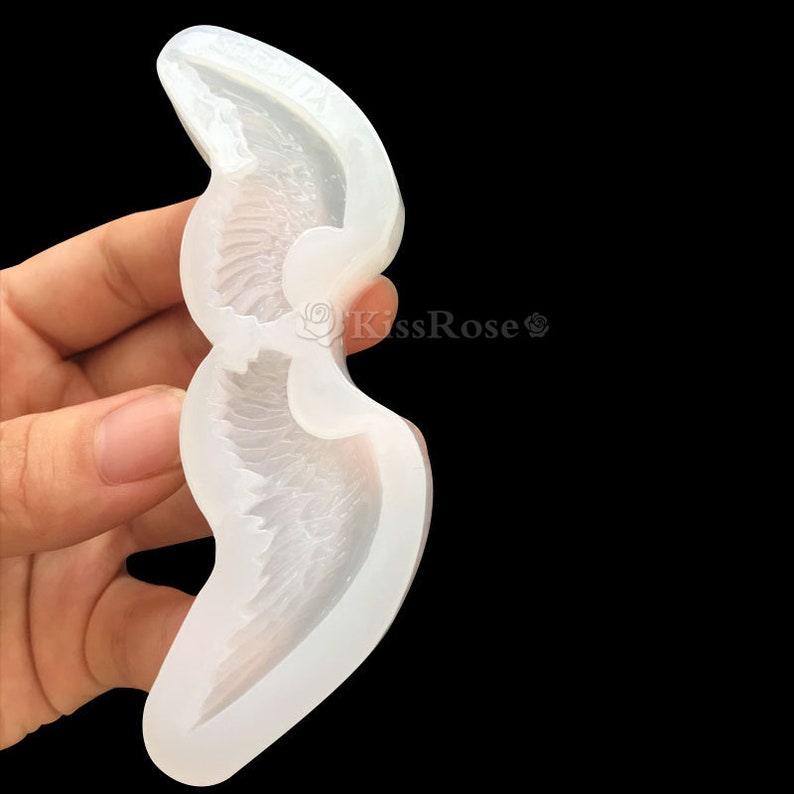 Glossy Silicone Angel Wings Mold-epoxy Resin Wings Pendant - Etsy