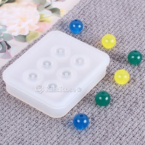 Creative Cube Bead Resin Molds-silicone Sphere Bracelet Beads Mold-diy ...