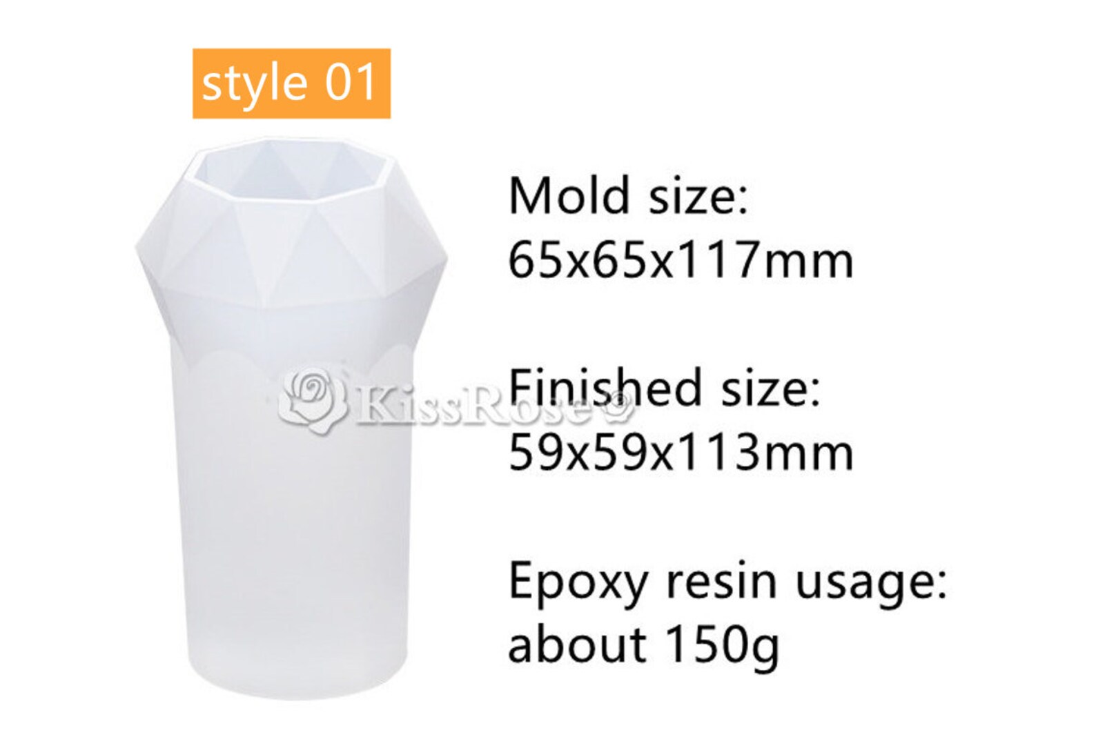Sharp Cone Resin Mold-cone Ring Holder Mold-shiny Cone Silicone Mold ...