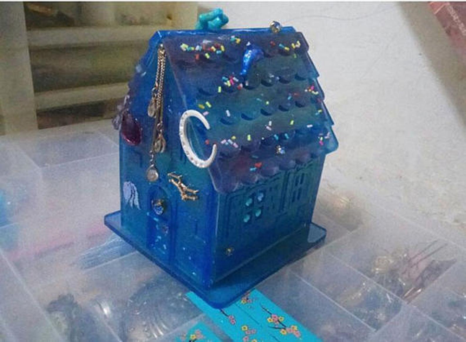 House Shape Silicon Mold- DIY Silicone Mold - Resin Silicon Mold - for ...