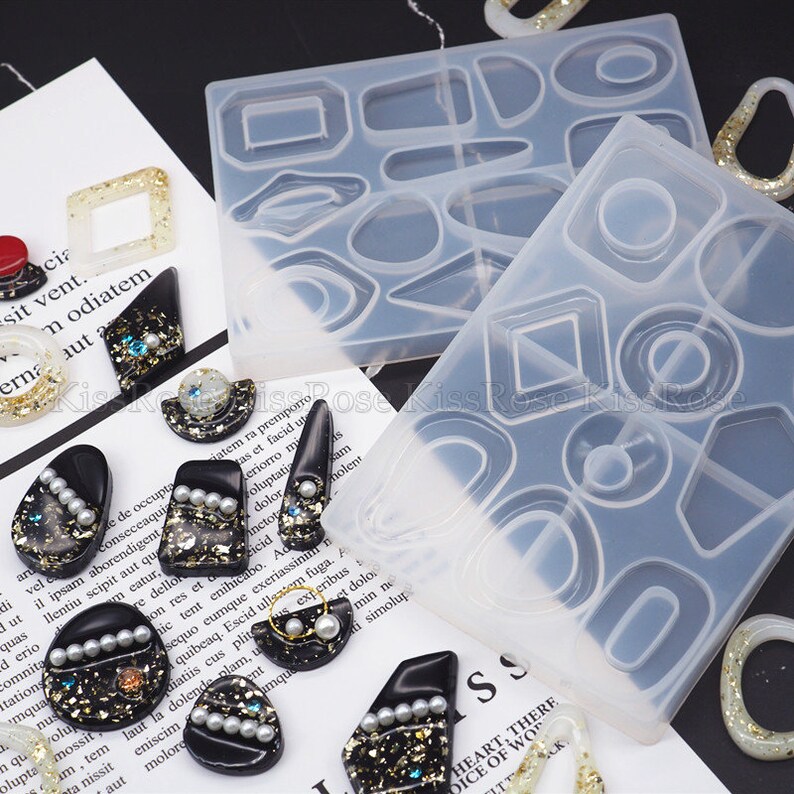 Irregular Geometric Pendant Mold-pendant Resin Molds-silicone | Etsy