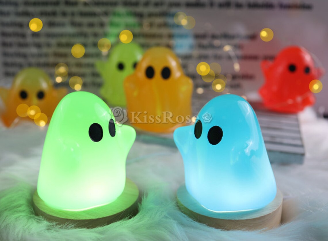 3D Ghost Resin Mold-silicone Specter Mold-cute Ghost Candle Mold-ghost ...