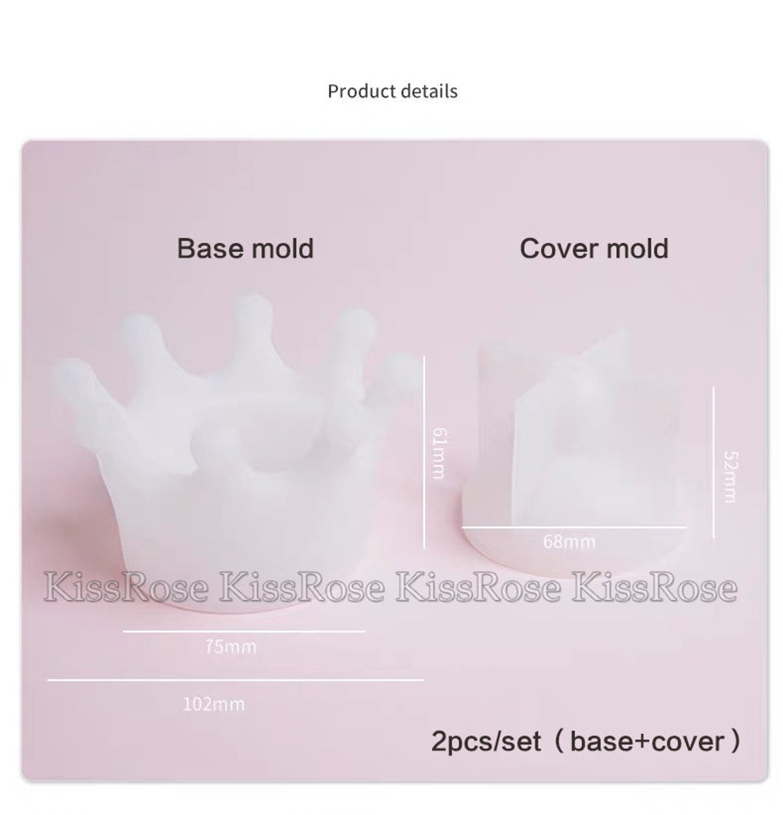 Crown Storage Box Silicone Mold Royal Crown Box Resin Molds - Etsy