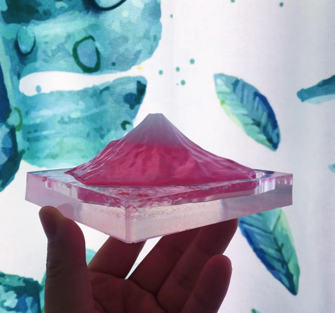 Volcano Landscape Resin Molds Peak Silicone Mold Jewelery Mold Epoxy ...