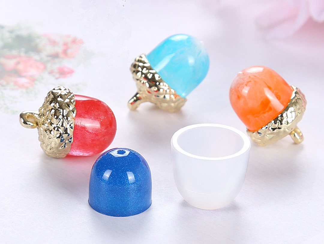 Cute Seed Silicone Mold Kawaii Acorn Epoxy Resin Mold Jewelry Pendant ...