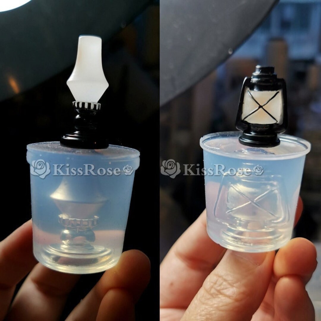 Mini Oil Lamp Silicone Mold-kawaii Oil Lamp Resin Molds-retro Miniature ...