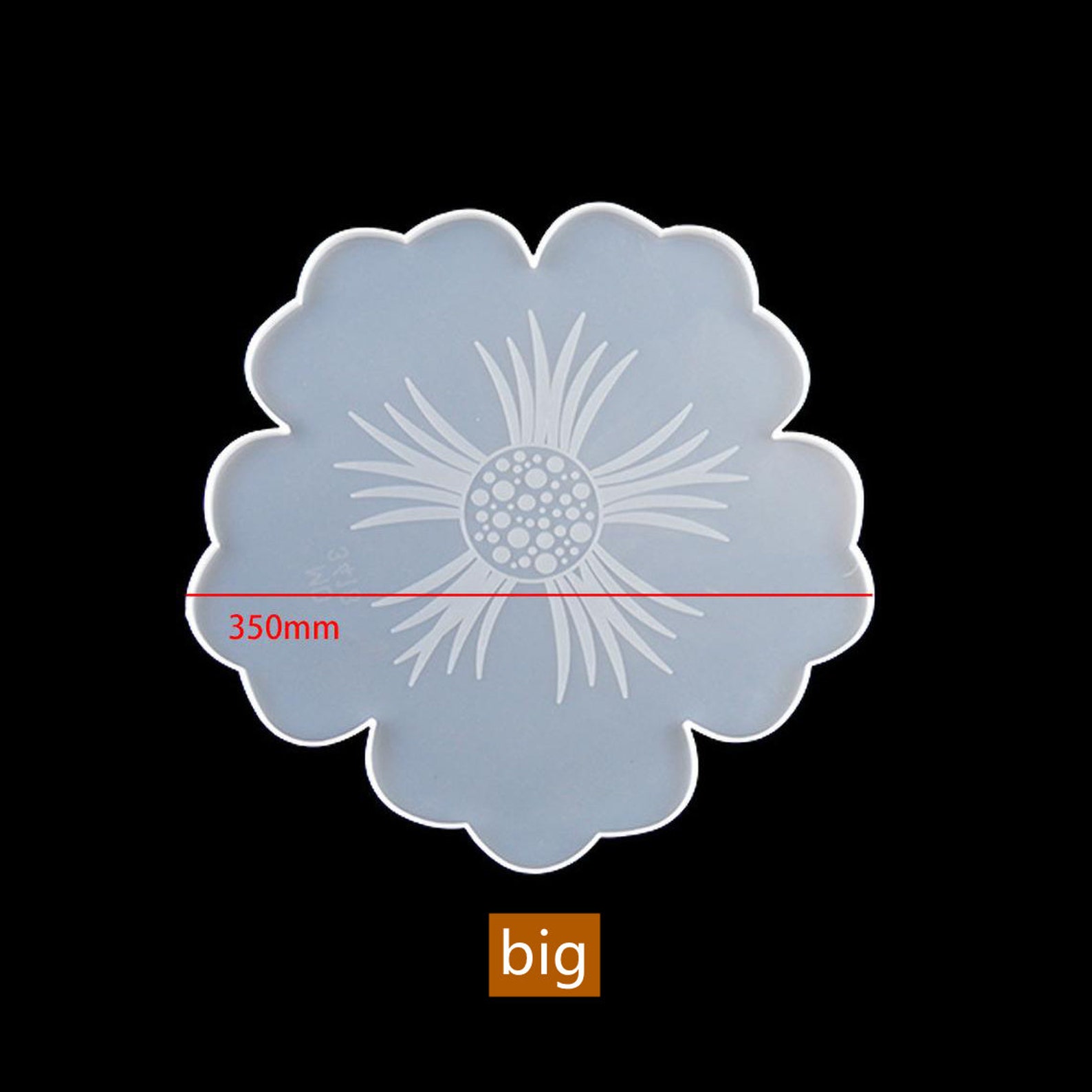 Big Flower Silicone Tray Mold-beautiful Flower Coaster - Etsy