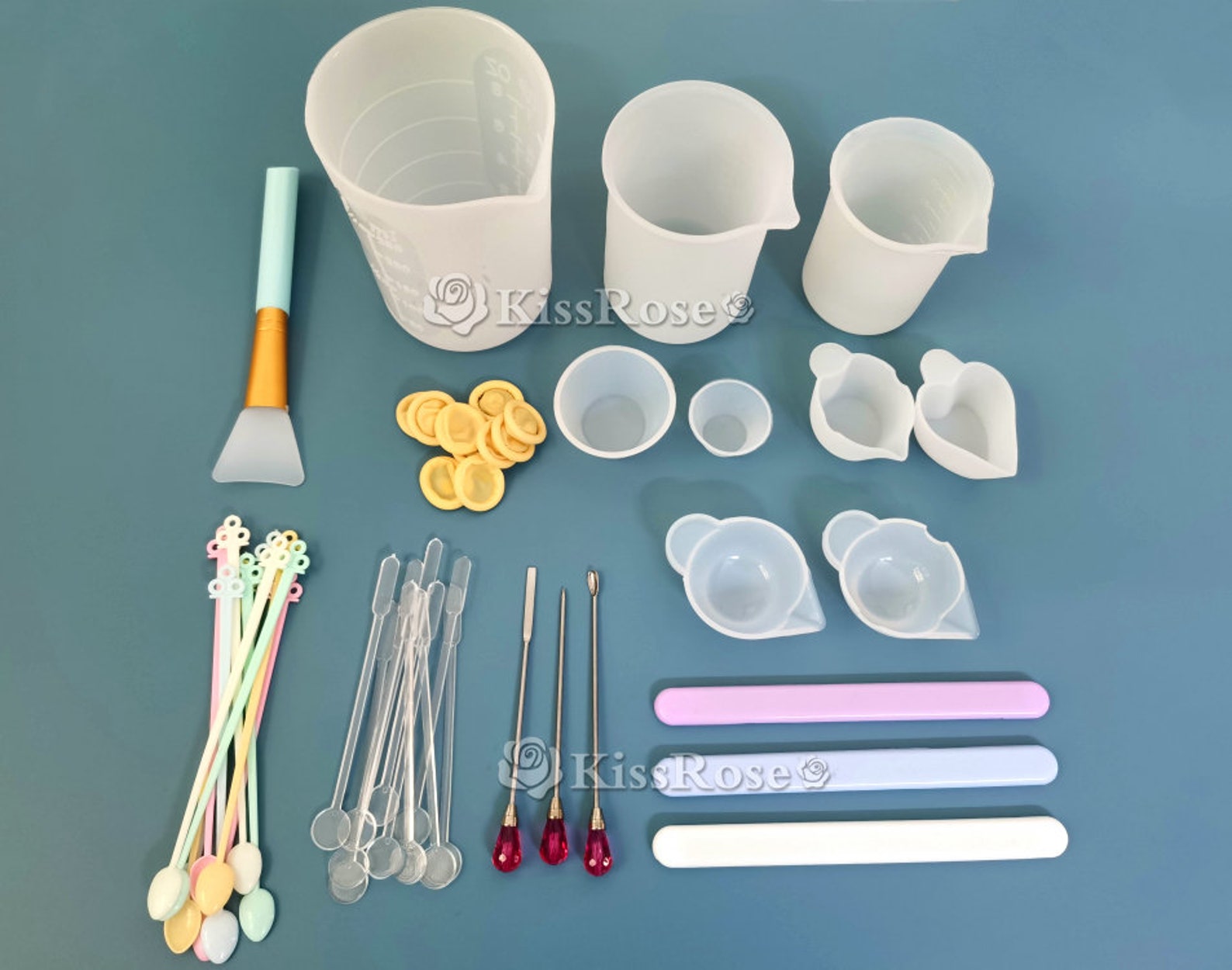 Resin Craft Tool Kit-silicone Measuring Cup With - Etsy