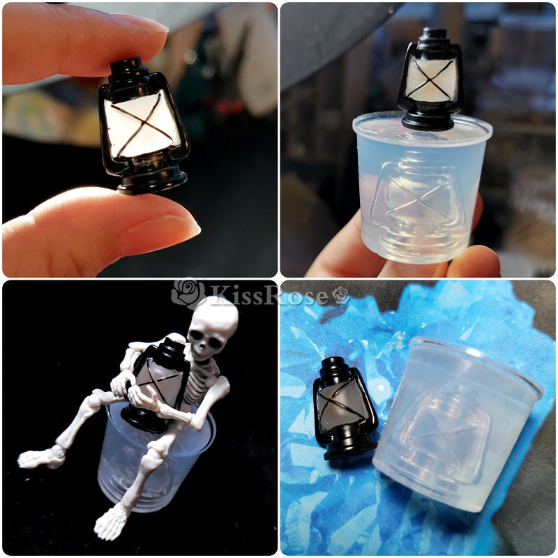 Mini Oil Lamp Silicone Mold-kawaii Oil Lamp Resin Molds-retro - Etsy