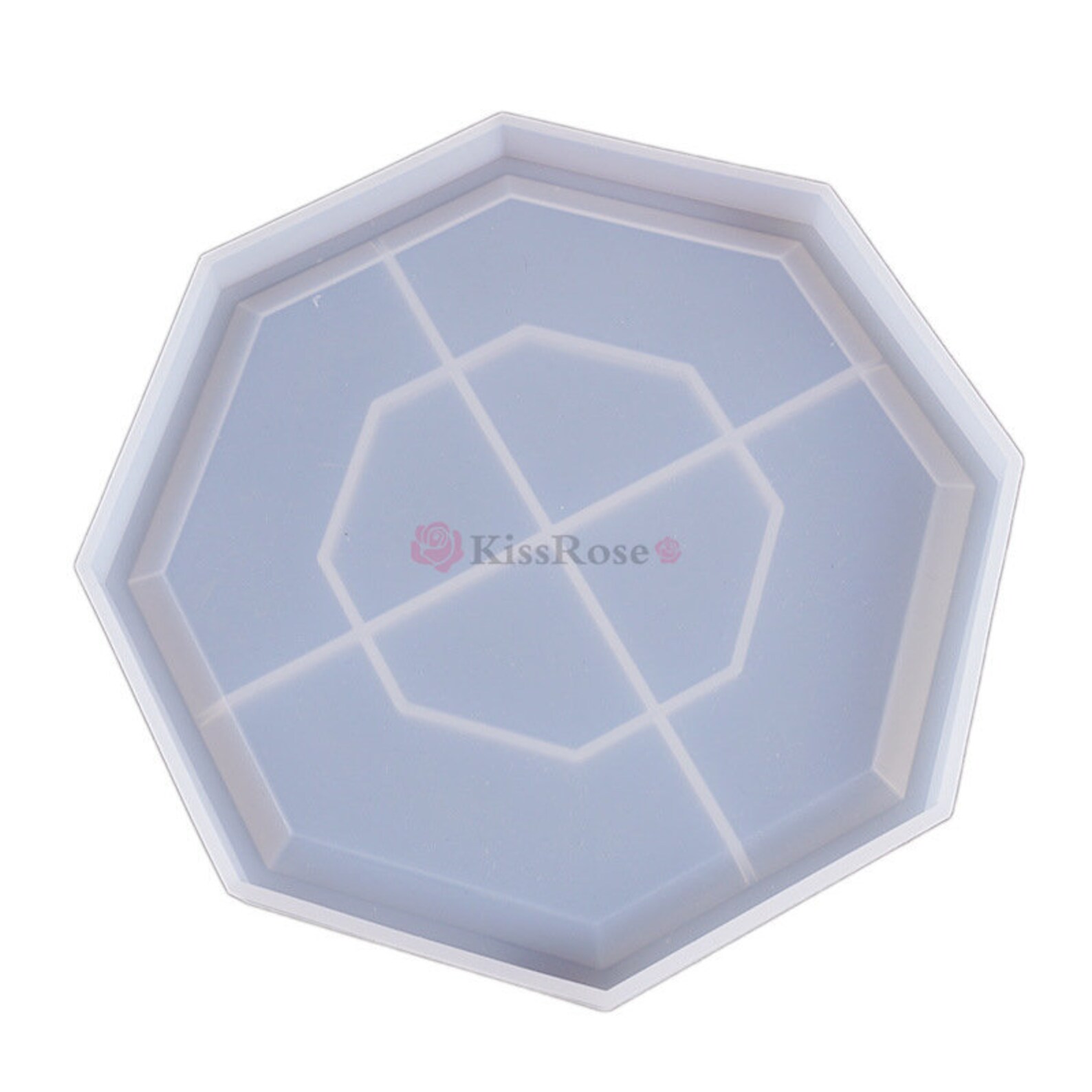 Big Size Octagon Silicone Dish Mold for Resin Craft-octagonal Plate ...