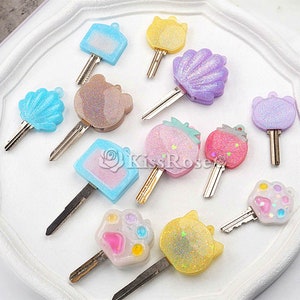 Creative Key Cover Silicone Mold-key Chain Resin Mold-diy Epoxy Resin ...