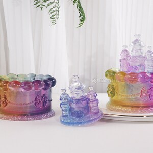 Castle Cake Silicone Mold-castle Birthday Cake Resin Mold-plaster ...