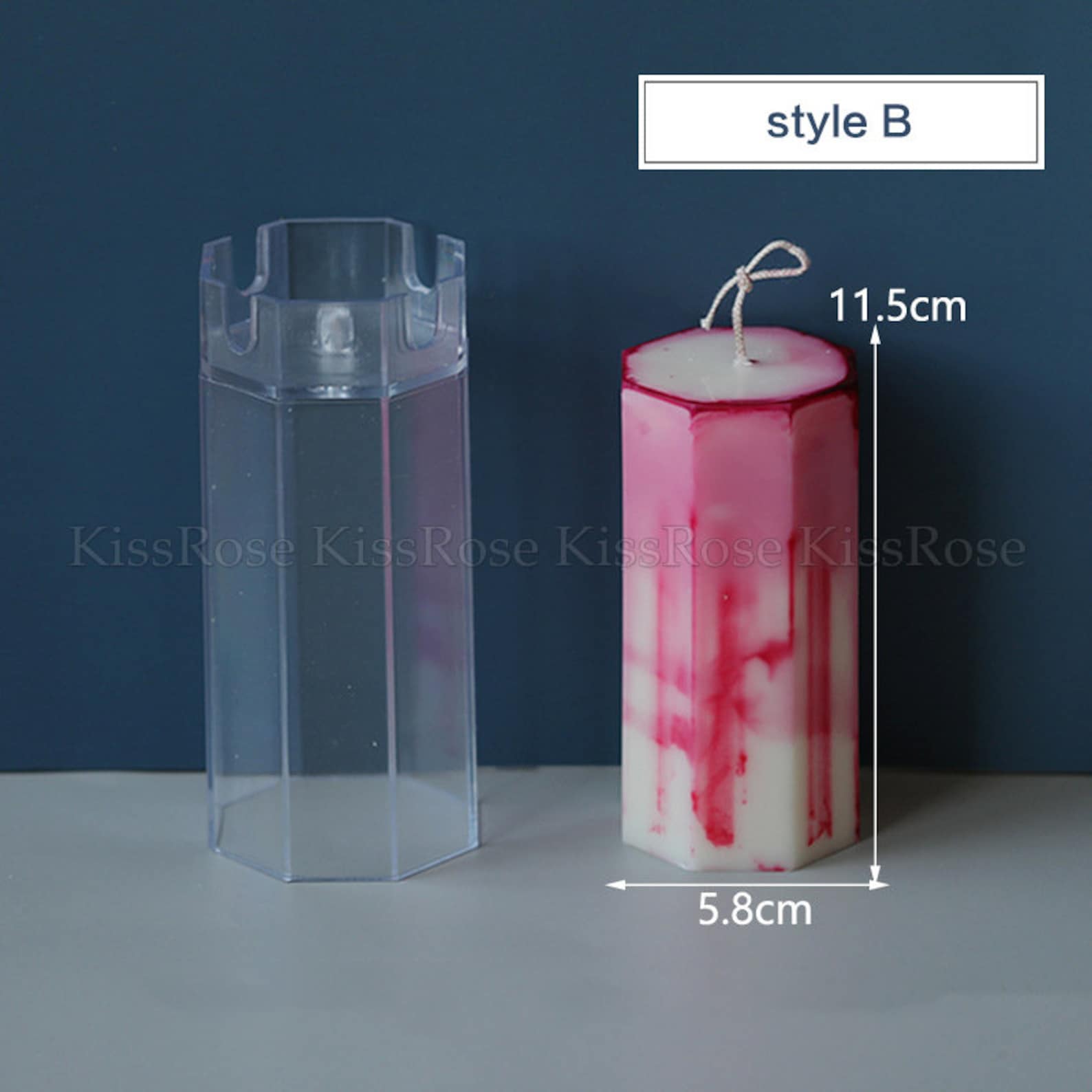 Octagon Cylinder Candle Mold-acrylic Molds for Candle - Etsy