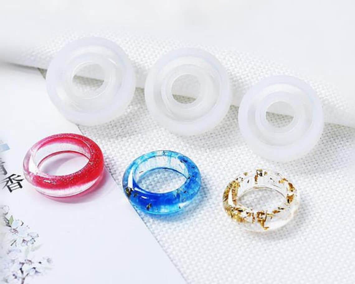 New Silicone Ring Mold - DIY Making Resin Ring Molds - Resin Jewelry ...