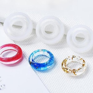New Silicone Ring Mold - DIY Making Resin Ring Molds - Resin Jewelry ...
