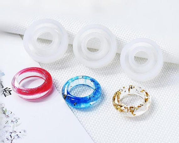 New Silicone Ring Mold DIY Making Resin Ring Molds Resin - Etsy