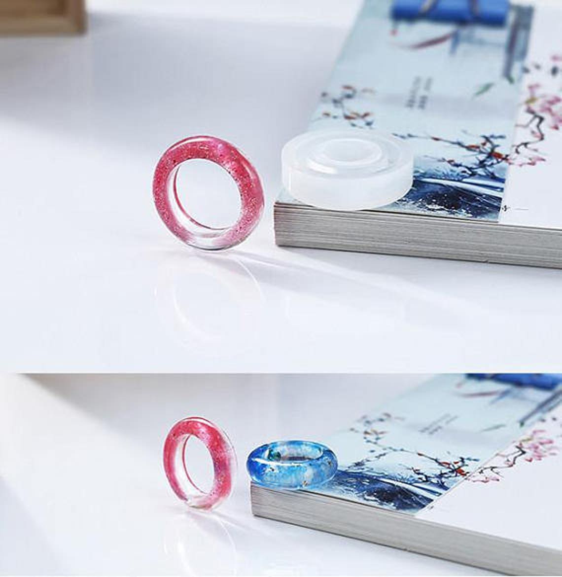 New Silicone Ring Mold DIY Making Resin Ring Molds Resin - Etsy