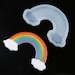 Rainbow Silicone Mold for Resin Diy-clouds Resin Molds-cute Fondant ...