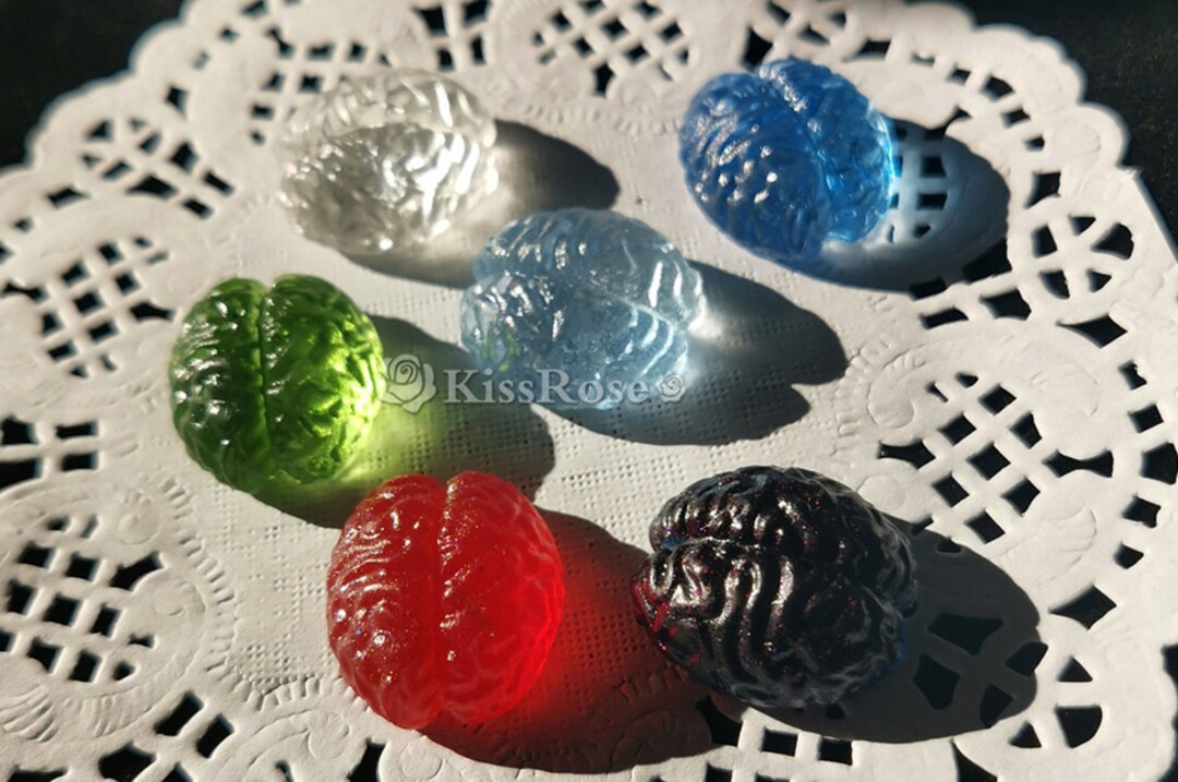 Mini Brain Resin Mold-pocket Brain Silicone Mold-miniature Human Brain ...