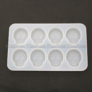 Halloween Skull Silicone Mold-cute Skull Pendant Resin Molds-skull ...